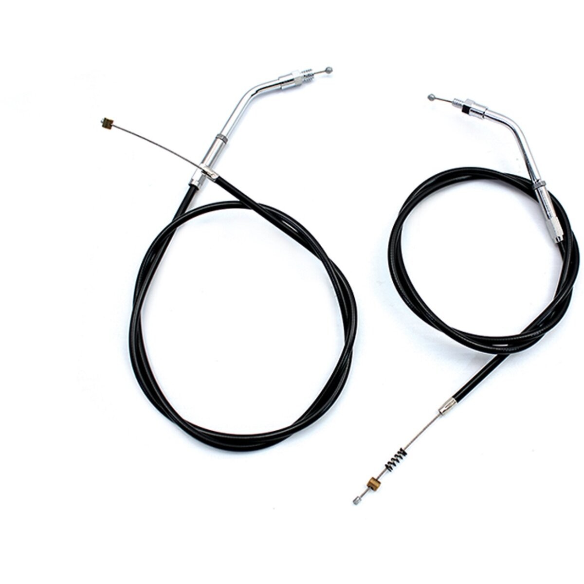 V-Twin Manufacturing Black Vinyl Throttle and Idle Cable Set 36-0860 | eBay