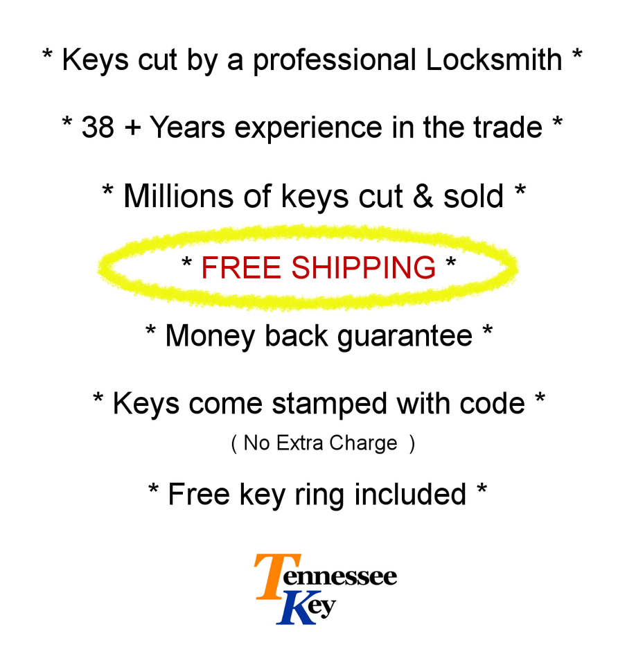 THULE Key Replacement / Keys for Roof & Bike Racks / Cargo Carriers ...