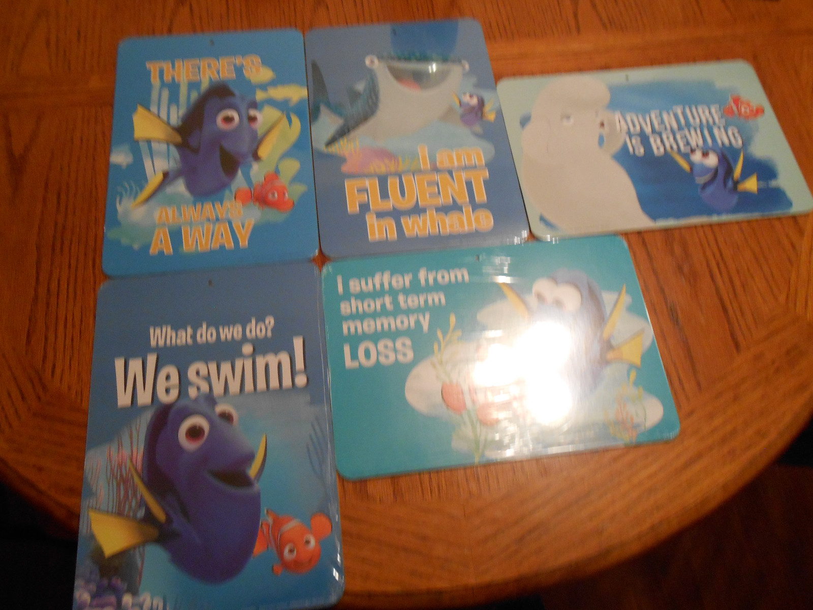 Disney's Pixar Nemo Dory Art Wall Signs - LOT OF FIVE DIFFERENT - All ...