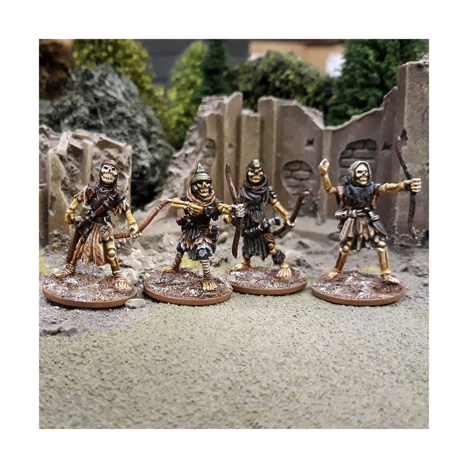 Gripping Beast Age of Magic 28mm Undead Legion Warriors w/Bows Pack New ...