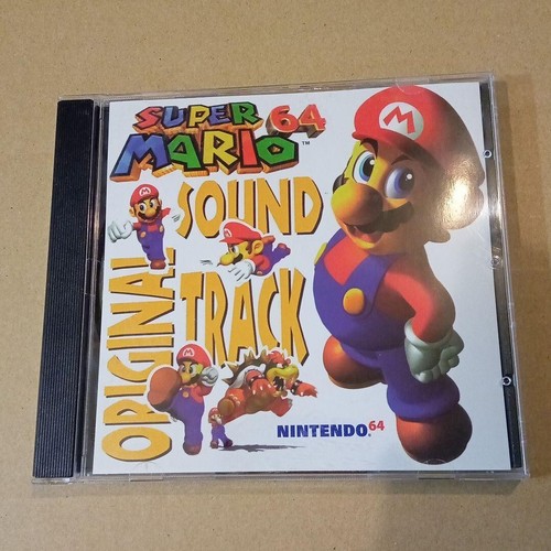 Super Mario 64 Original Soundtrack Game Music CD Kenji Kondo 1996 PONY ...