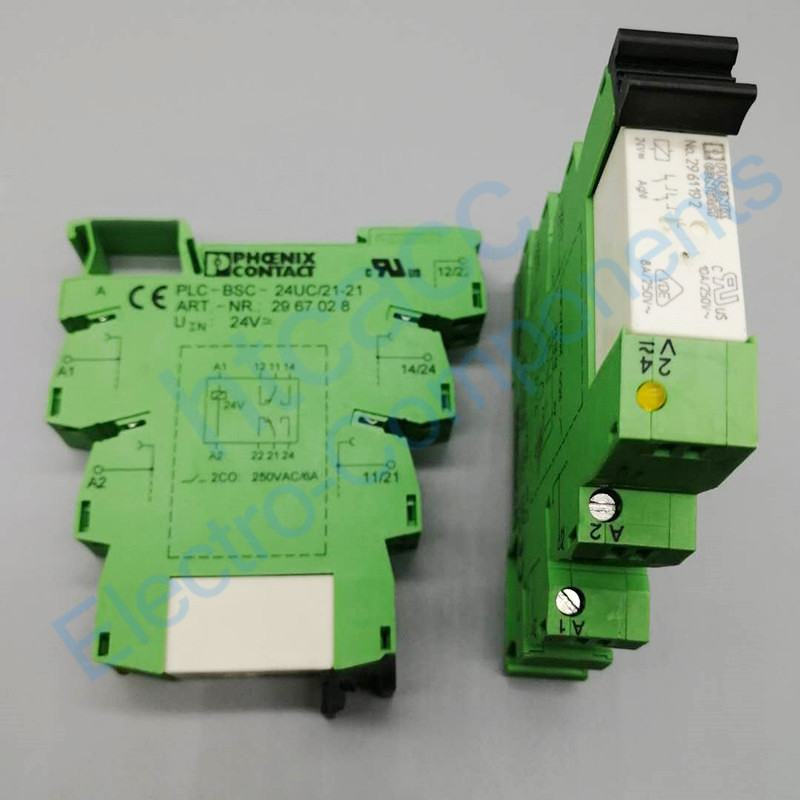 No.2961192 Power Relay 8A 24VDC 8 Pins w/PLC-BSC-24DC/21-21 Relay ...