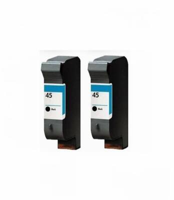 2PK HP 45 45A Ink Cartridge For Deskjet 6122 6127 930C 950C 960C 970 ...