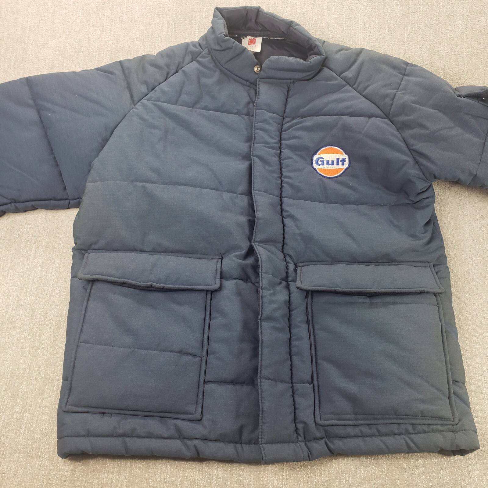 Vintage Gulf Motor Oil Jacket Original Gas Station Attendant Winter ...