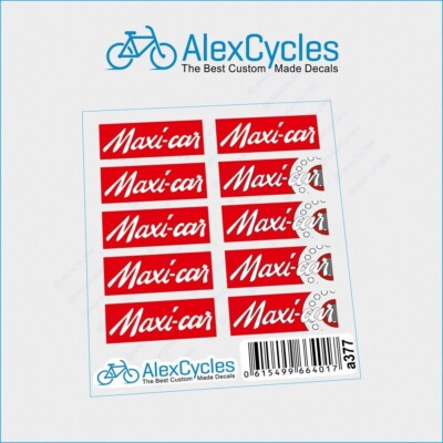 French Maxi-Car Maxi Car Hub High Quality Decals Stickers Kit Columbus ...