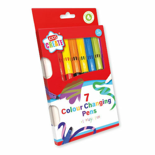 Colour Changing Pens - 7 Pack Magic Pen Fun Kids Children Playtime ...