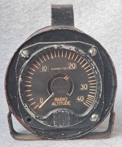Vintage Radio Altitude Indicator Aviation Gauge | eBay