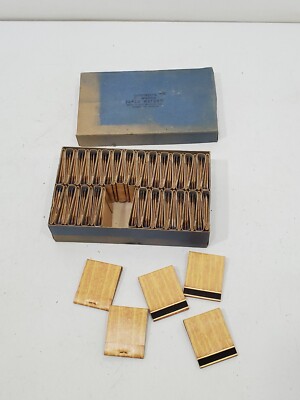 Vintage Unused Matches Ohio Match Book Co. Case In Box New Old Stock ...