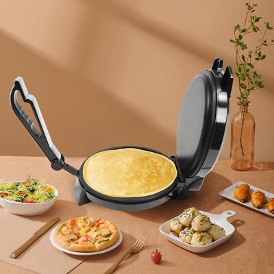 Electric Chapati Maker Flat Bread Naan Tortilla Fulka Roti Press ...