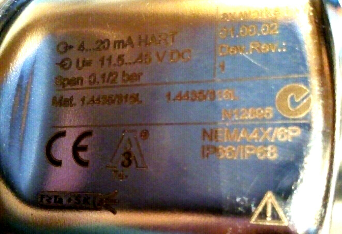 NEW Pressure Transmitter Endress Hauser Cerabar M PMP55-AA21SA 0 .... 2 ...