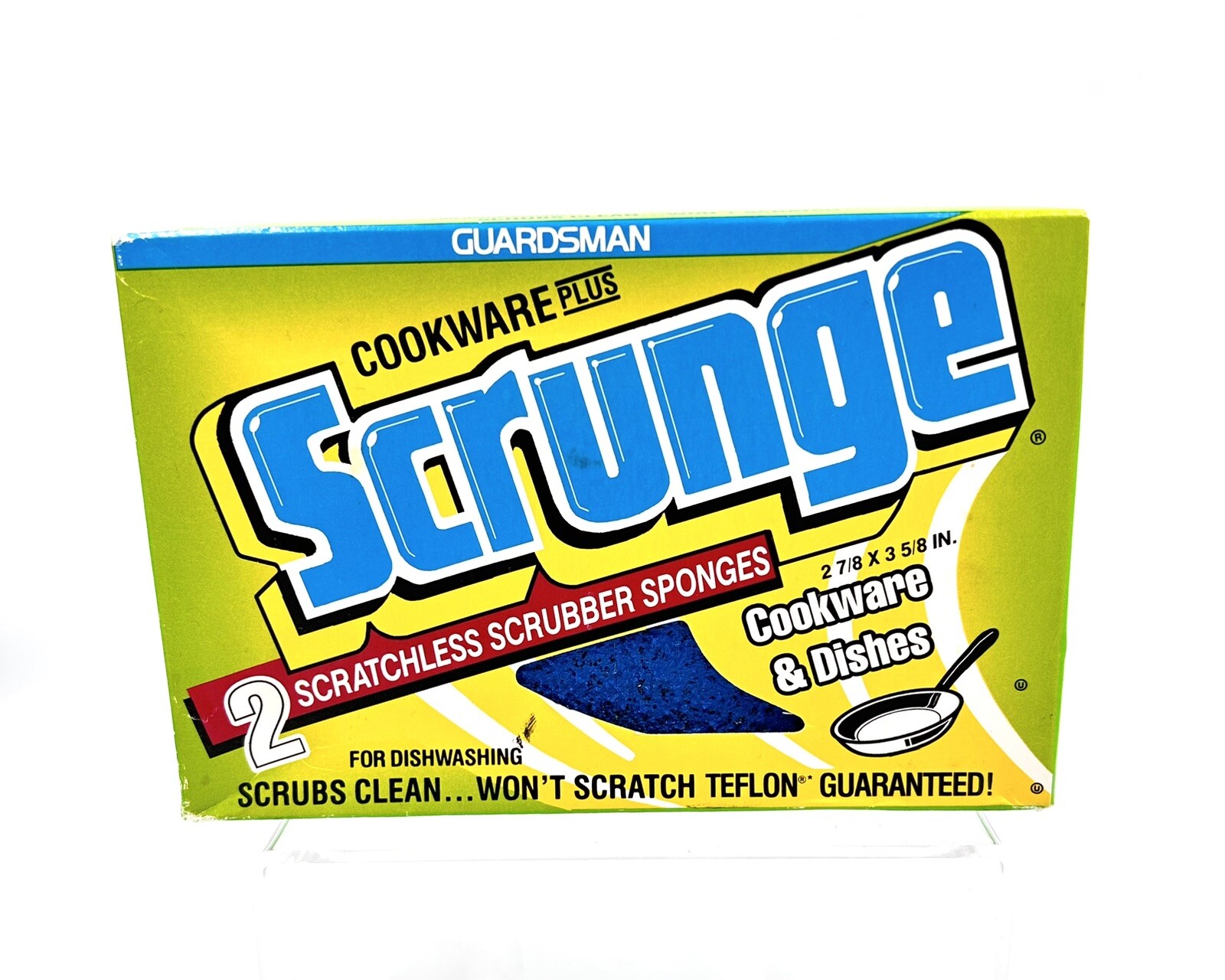 Vintage Scrunge Scrubbing Scrubber Scouring Cleaning Cookware Sponge 2 ...