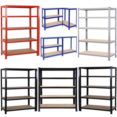1.5M Garage Shelving Racking Heavy Duty Warehouse Unit 5Tier 70/120cm ...