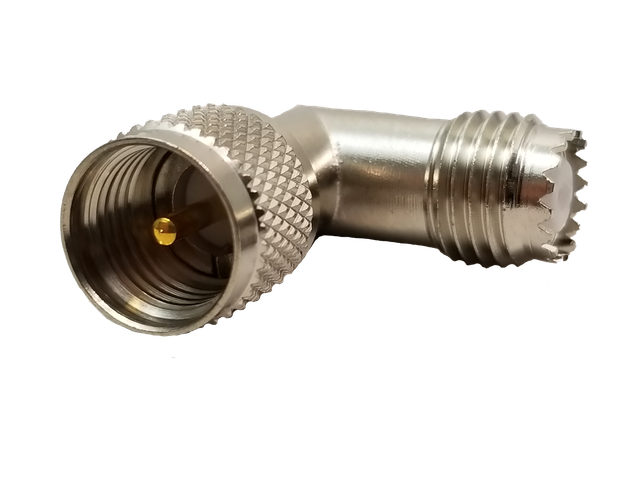 MPL08 - ProComm Right Angle Mini Uhf Female To Mini Uhf Male Adapter ...