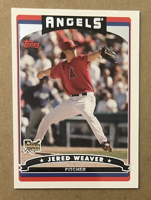 Jared Weaver 2006 Topps Update RC Card# UH-140 | eBay