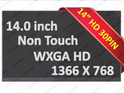 HKC MB140AN01-3 HD 1366x768 Matte 30pin 14.0" LCD Screen LED Display ...