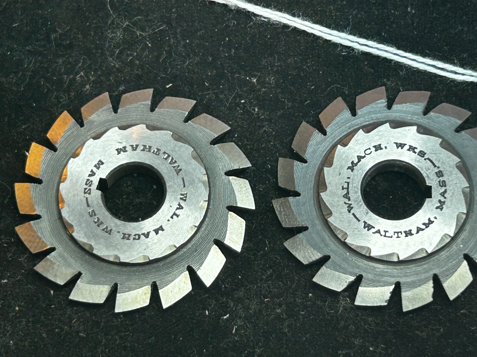 2 - Machine Gear Cutters 90 DP Worm & 80 P 14 - 1/2 7/16 Bore ...