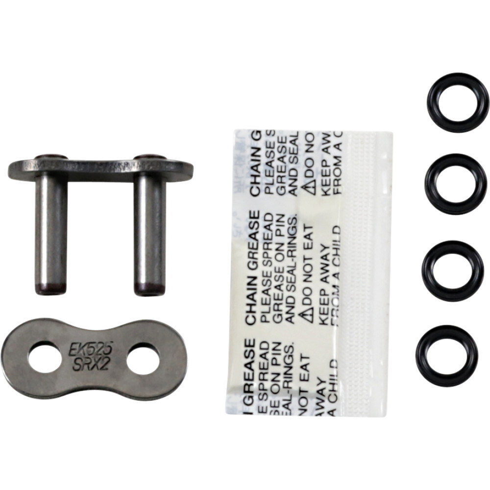 EK Chains 525 SRX2 Series MLJ QX-Ring Rivet Master Connecting Link ...