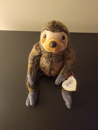 Ty Beanie Baby 1999 Retired - Slowpoke the Sloth - Plush with Tags | eBay