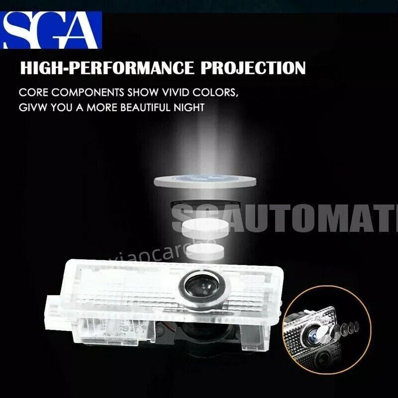 4X Car Door Welcome Light 50th anniversary Fits For E60 E63 E90 E92 X1 ...