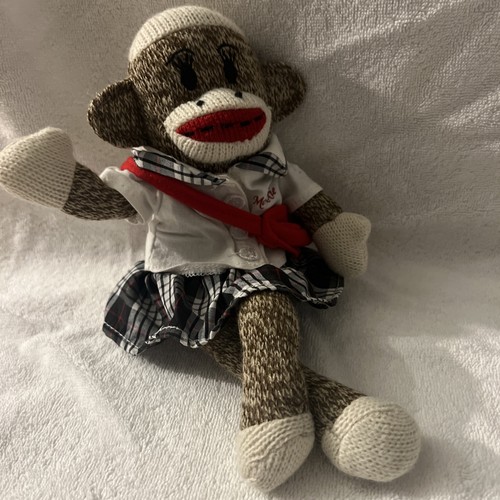 Maxxie The Original Sock Monkey-RARE-Vintage-in School Clothes-cross Body Purse | eBay