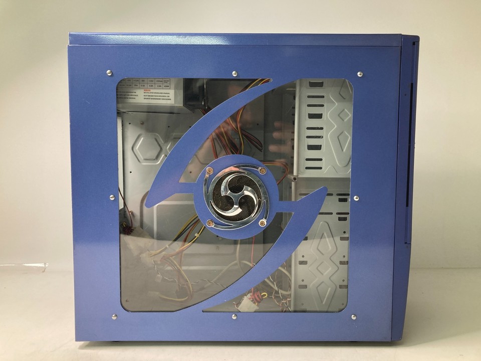 Raidmax Scorpio 668 Blue Retro PC Case w/ RaidMax ATX12V 420W PSU | eBay