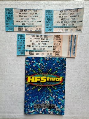 2001 HFStival Ticket Stubs And Program May 27 & 28 2001 RFK Stadium | eBay