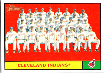 Cleveland Indians Team Card #283 2010 Topps Heritage Baseball | eBay