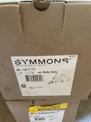 BRAND NEW Symmons Temptrol Valve Body Shower Model 86-1X- Valve Body ...