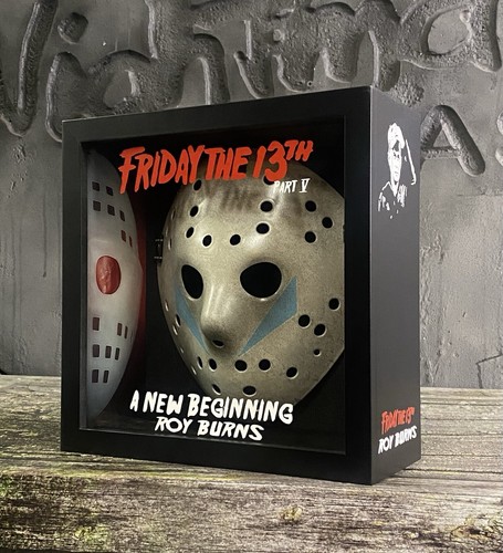 Jason Mask Friday the 13th Part 5 Roy Burns Display Jason Voorhees Mask ...