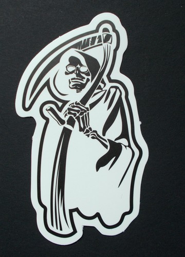 Sticker Sticker Matte Look "Death" Laptop, Notebook, Stickerbomb ... | eBay