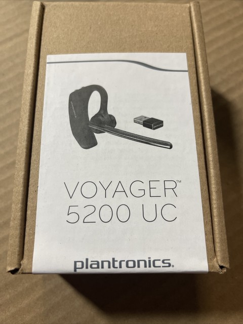 Plantronics 206110-101 Voyager 5200 UC Black Mono Bluetooth Headset ...