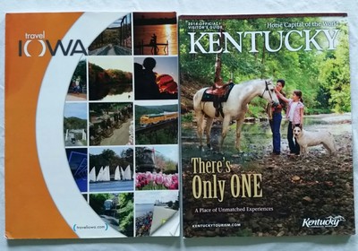 Iowa and Kentucky Visitor's Guide Tourism Booklets Lot of 2 | eBay