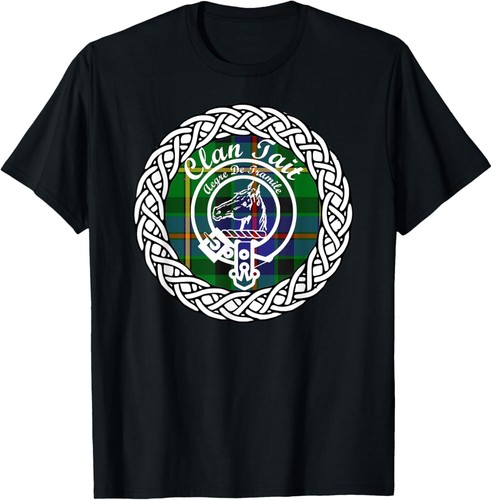 Tait surname last name Scottish Clan tartan badge crest T-Shirt Hoodie ...