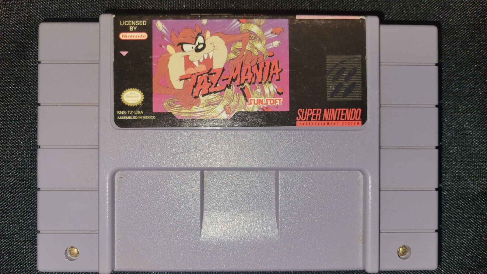 Taz-Mania (Super Nintendo SNES, 1993) Cartridge Only Tested Working | eBay