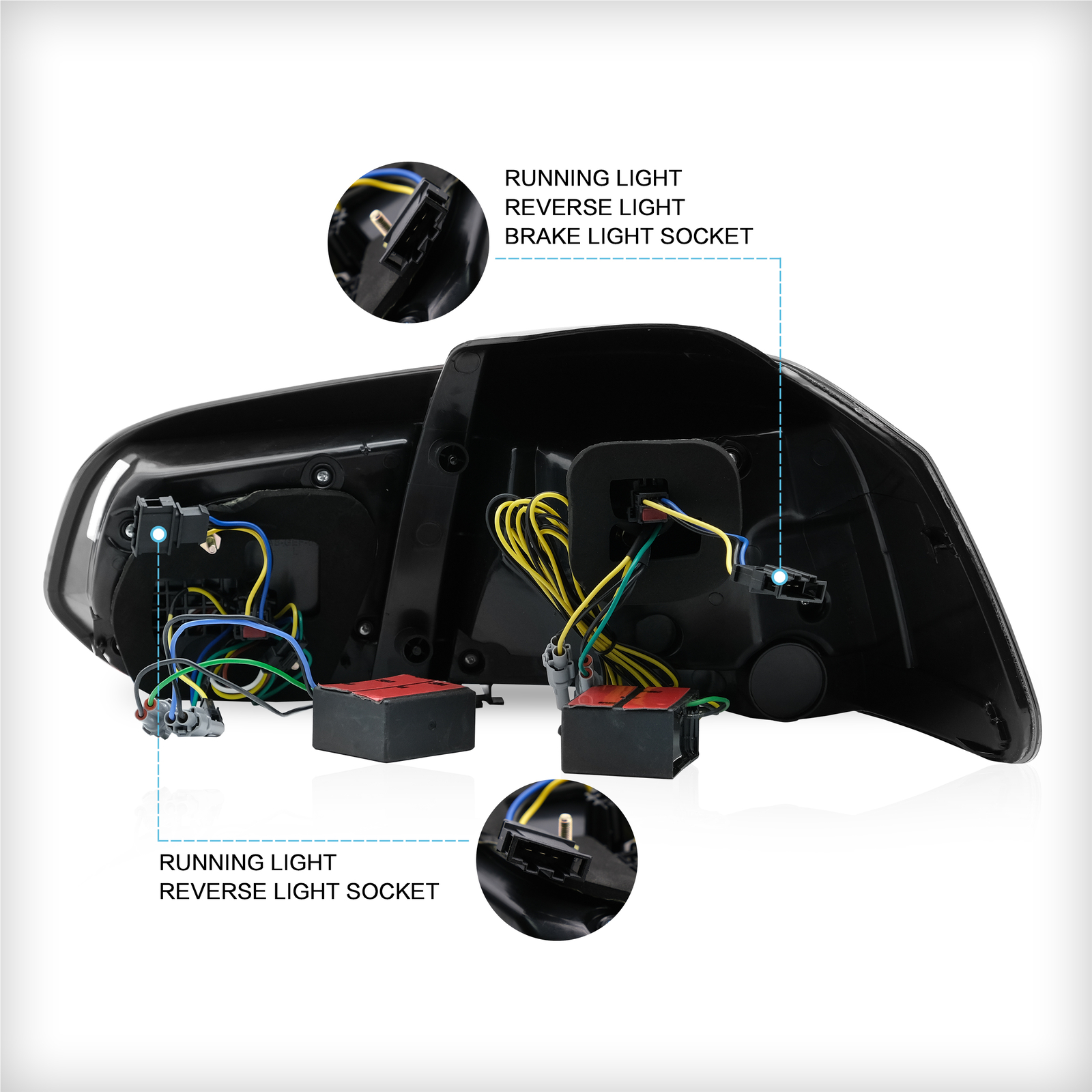 VLAND LED RED Tail Lights For VW Golf VI MK6 /GTI / R 2010-2014 Rear ...