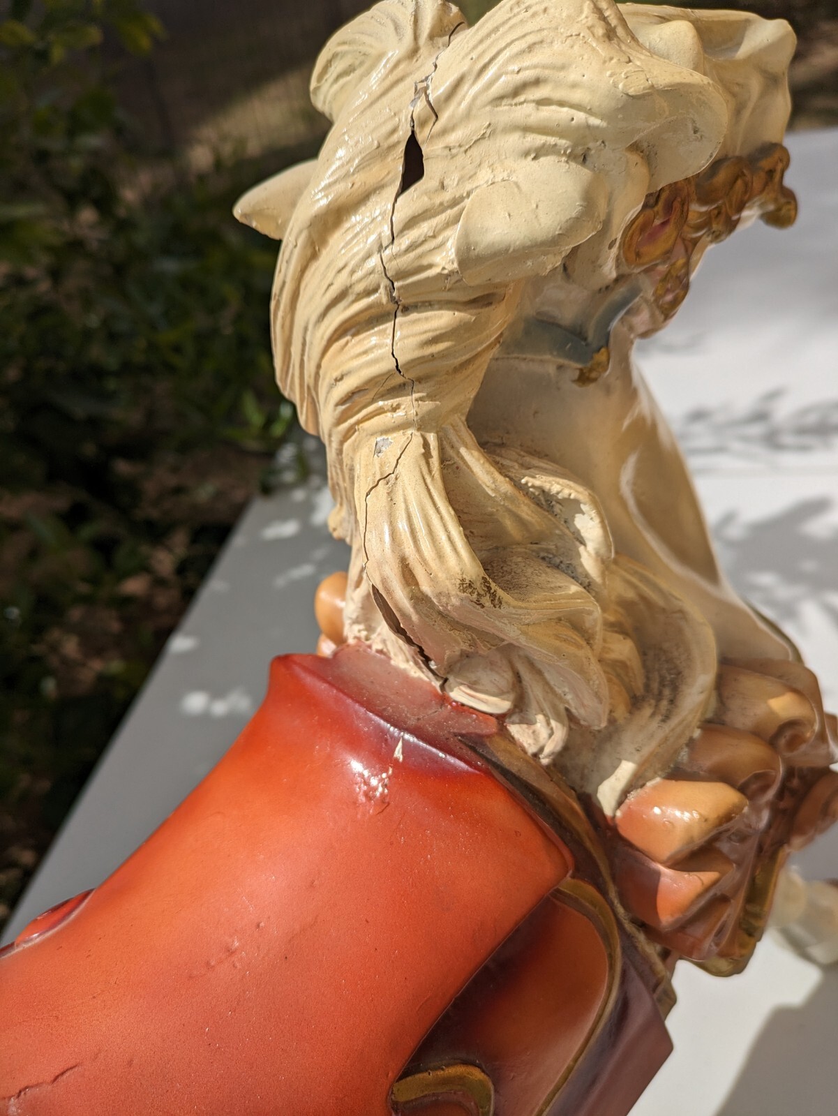 Vintage Carousel Horse 18" TALL X 19" LONG-Heraldic Style-Sea Shell ...