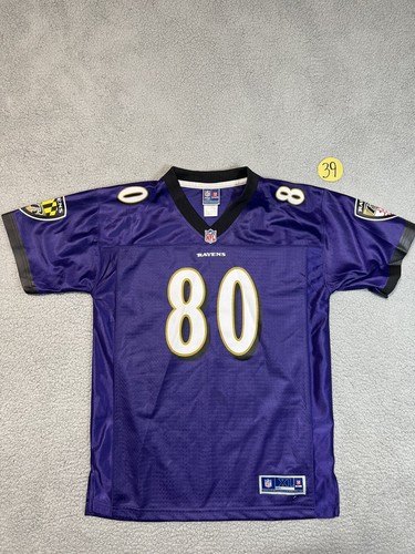 Rare Vintage Reebok BOYKIN Baltimore Ravens #80 Purple Jersey YXL 18-20 ...