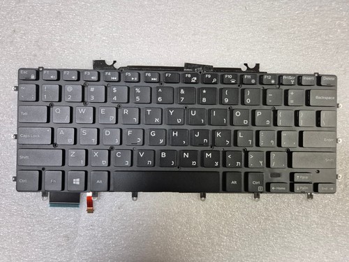 Dell XPS 15 9550 9560 9570 7590 Precision 5510 5520 5530 Hebrew ...