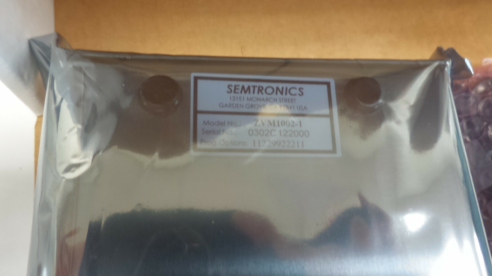 Semtronics ZVM Zero Volt Monitor, Model: ZVM1002-1 | eBay