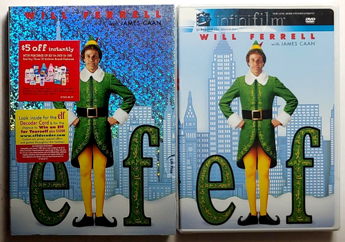 ELF [DVD] 2-Disc Set - Widescreen & Full Screen, 2003, New Line - BRAND ...