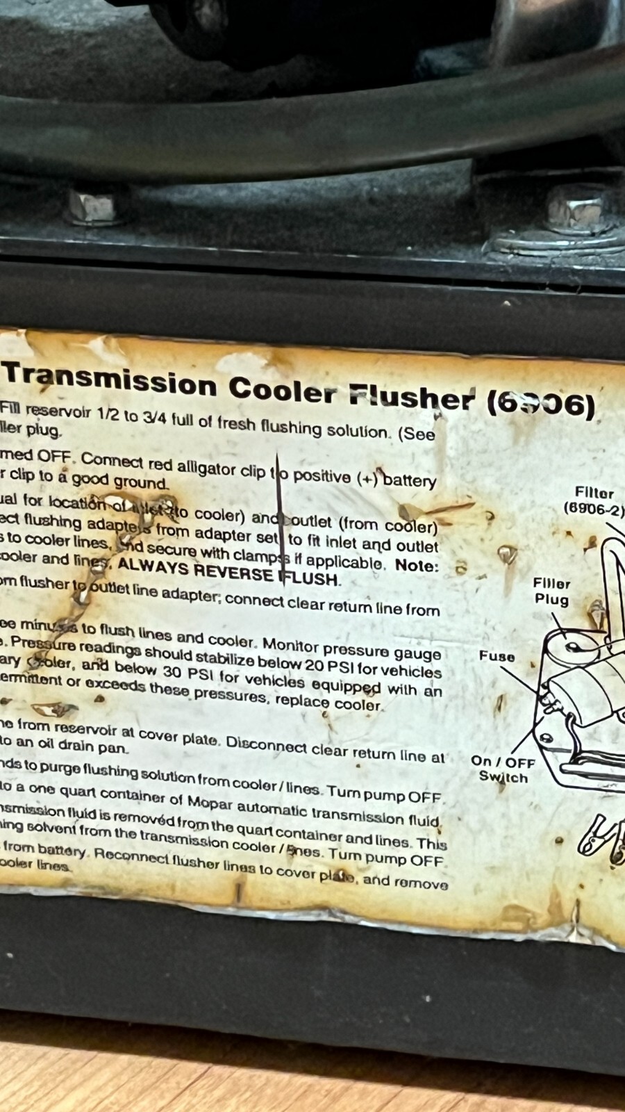 Miller Tool 6906 Transmission Cooler Flusher for sale online | eBay