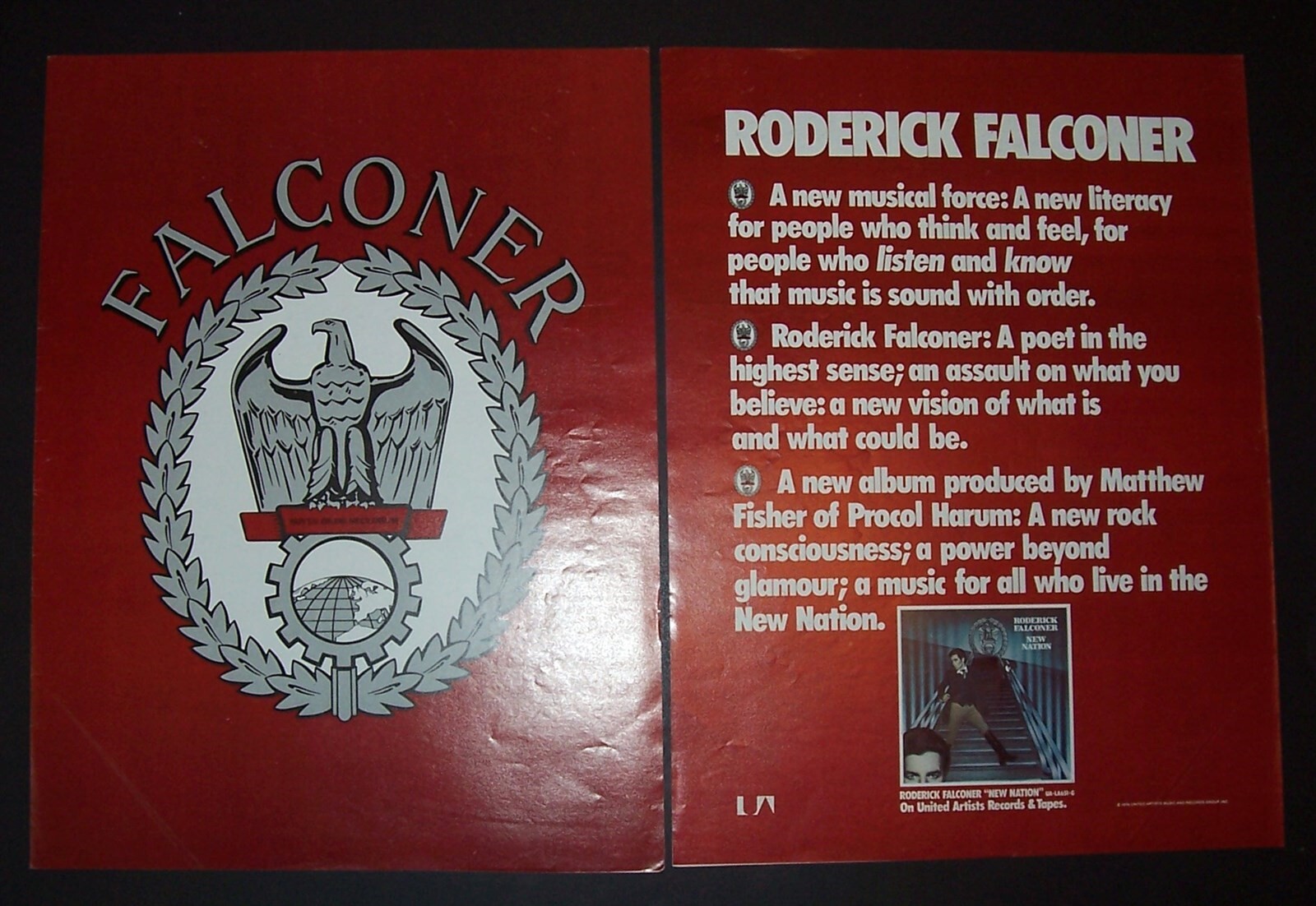 Roderick Falconer New Nation Huge 2 Sheet 1976 Short Print Poster Type ...