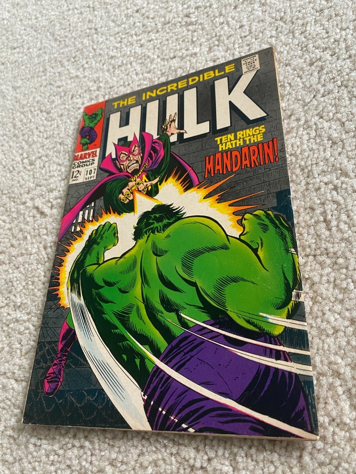 Incredible Hulk 107 VF- 7.5 High Grade Mandarin General Ross Betty Ross ...