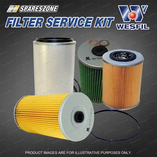 Wesfil Oil Air Fuel Filter Service Kit for Nissan UD CGA45 CKA45 CWA45 ...