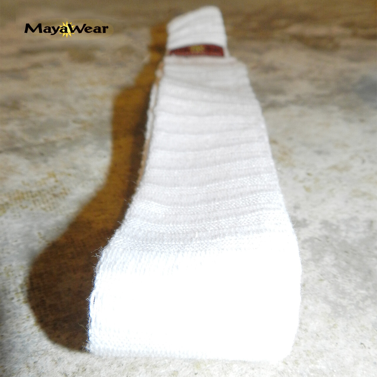 MayaWear Headband / Bandana "Lily" White Cotton Adult Gift | eBay