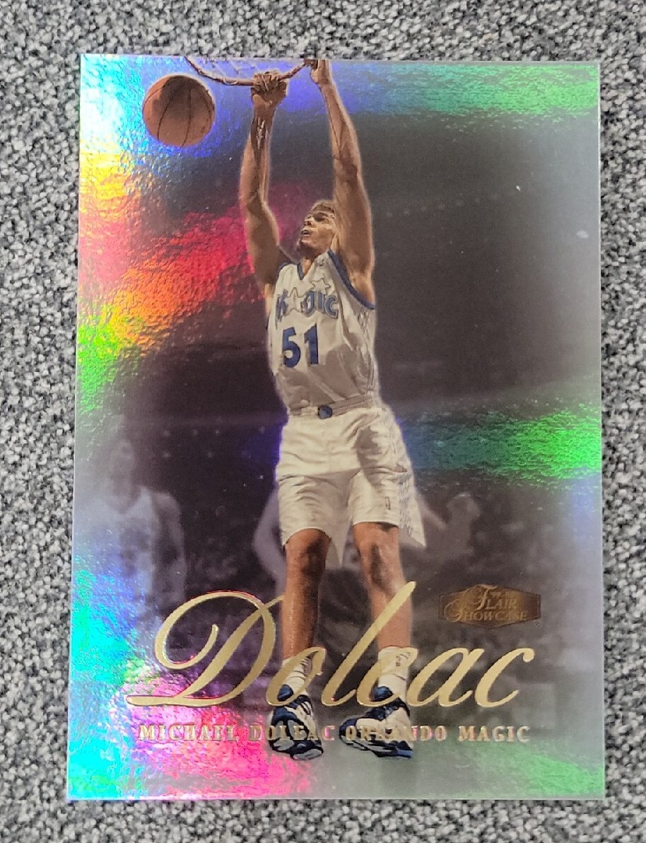 🔥 Michael Doleac 1999-2000 Flair Showcase Basketball Refractor Card ...