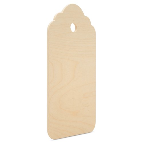 Wood Gift Tag Cutout, 6" Unfinished Tags for Gifts and Christmas ...