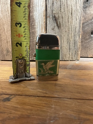 Vintage - Scripto Vu Duck Lighter Flying Duck Green Band - No Spark | eBay