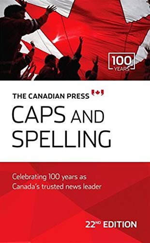 The Canadian Press Caps and Spelling 22nd Edition - paperback The ...