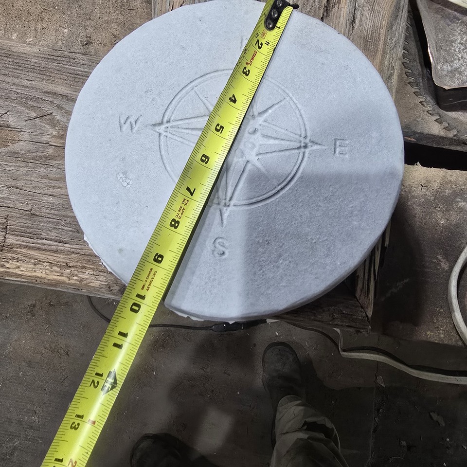 Handmade Cement Compass Stone | eBay